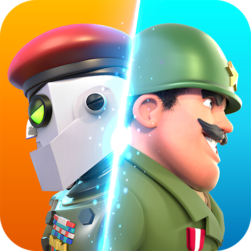 Rebel Bots: Epic War PvP RTS Mod [MỞ KHÓA TẤT CẢ APK + IOS] - Chiến thuật, Game v1.8.118